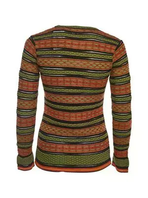 Missoni Striped Jacquard Long-sleeved T-shirt