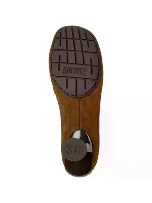 Camper Leather Loafers With Sculptural Heel