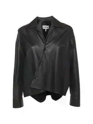 Loewe Asymmetric Hem Leather Jacket