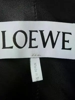 Loewe Asymmetric Hem Leather Jacket