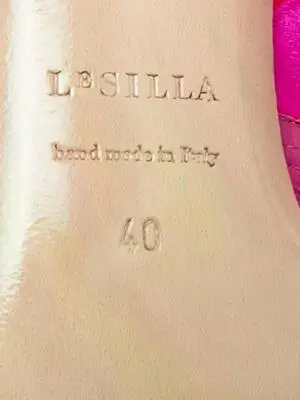 LE SILLA Rose Appliqué Sandals