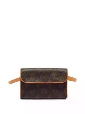 LOUIS VUITTON 2003 Monogram Florentine Belt Bag - Brown