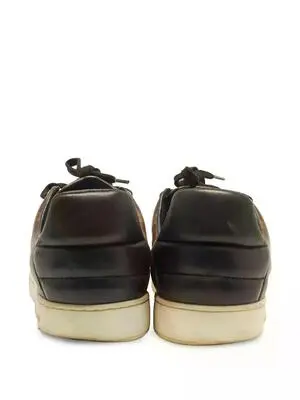 LOUIS VUITTON Front Row Monogram Canvas Low-top Sneakers