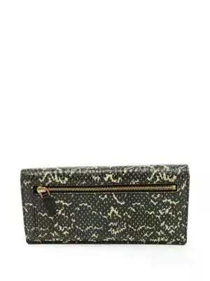 Mcm Snakeskin-embossed Wallet