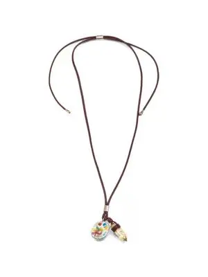 Chloé Porcelain And Crystal Pendant Necklace