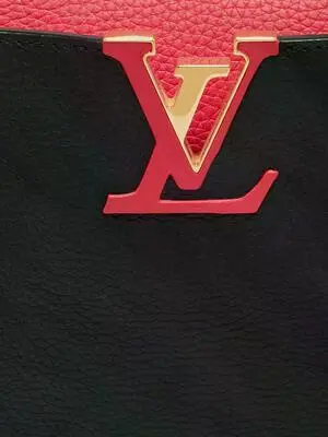 LOUIS VUITTON Capucines Mm Tote Bag - Black