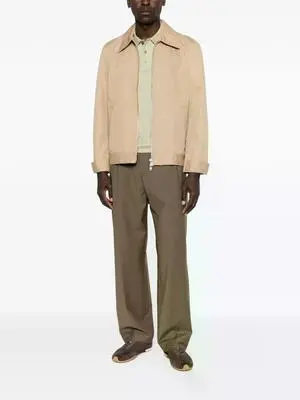MYTHS Pleated-front Straight-leg Trousers