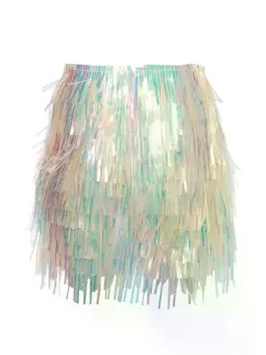 Dolce & Gabbana Iridescent Fringed Mini Skirt