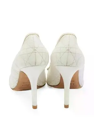 Dior Cannage Quilted Bow-embellished Pumps