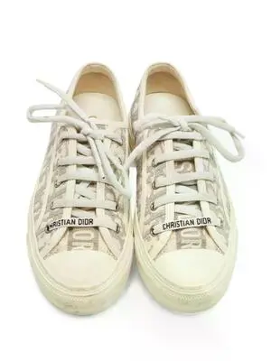 Dior Walk'n' Oblique Jacquard Sneakers - White