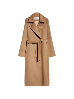 Max Mara Manuela Icon Belted Camel-hair Coat - Brown