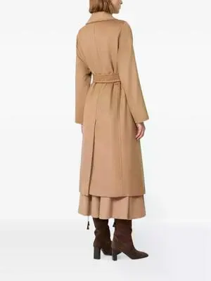 Max Mara Manuela Icon Belted Camel-hair Coat - Brown