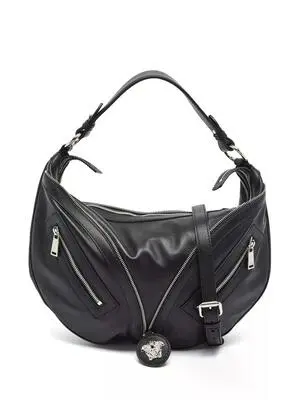 Versace Versace Repeat Leather Tote Bag Black