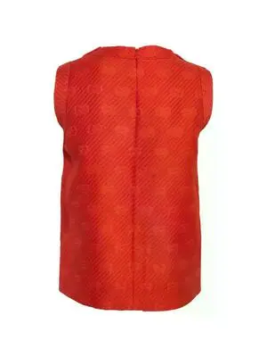Gucci Gg Jacquard Sleeveless Top