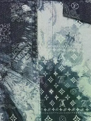 LOUIS VUITTON Monogram Bandana Shirt And Shorts Set