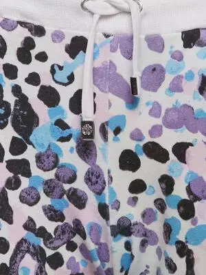 Roberto Cavalli Abstract Print Slim Cut Track Pants