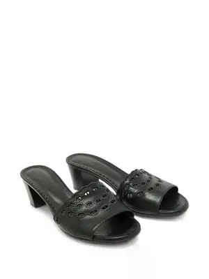 Hermès Leather Heeled Sandals