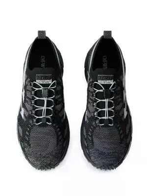 Off-White Knit Sneakers With Signature Arrows Motif