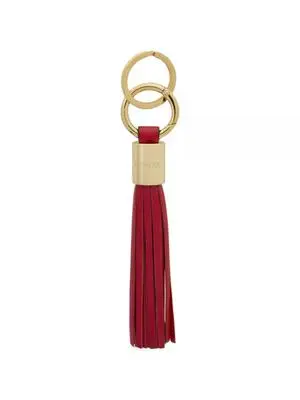LANCEL Premier Flirt Tassel Keyring - Red
