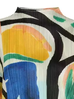 Issey Miyake Roll Abstract-print Mini Dress