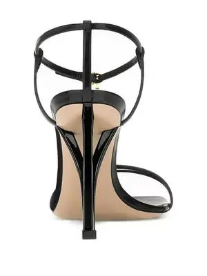 GIANVITO ROSSI Lumiere Square Toe Stiletto Sandals
