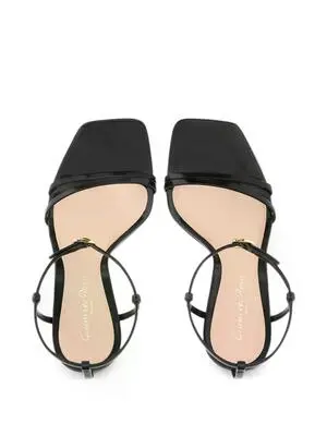 GIANVITO ROSSI Lumiere Square Toe Stiletto Sandals