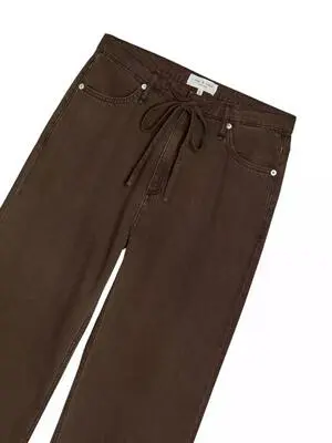 Rag & Bone Phoebe Drawstring Wide-leg Jeans
