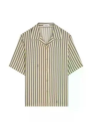 Versace Printed Silk Twill Shirt