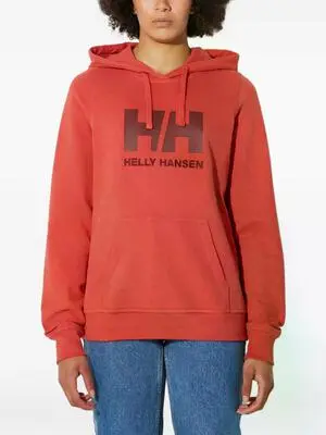 Helly Hansen Logo Print Hoodie - Red