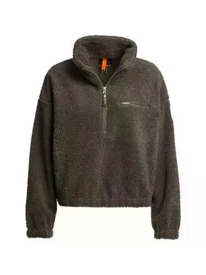 PARAJUMPERS Fleece Half-zip Hoodie - Green