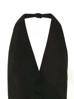 Ronny Kobo Halterneck Jumpsuit - Black