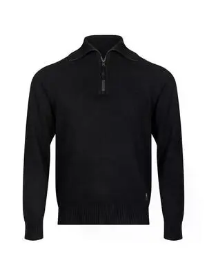 PARAJUMPERS Caldonazzo Half-zip Knit - Black