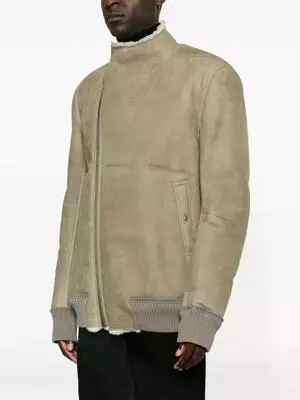 Rick Owens Shearling-lined Leather Jacket