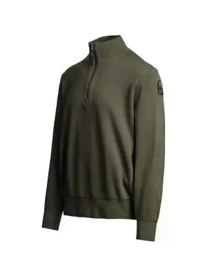 PARAJUMPERS Basic Scoe Half-zip Sweater - Green