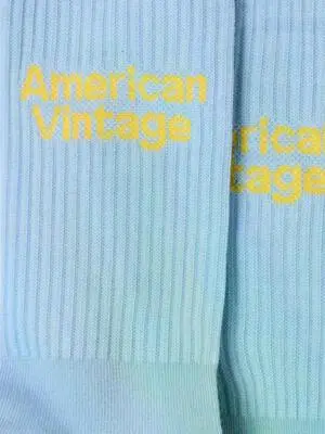 American Vintage Clypsun Logo-intarsia Socks