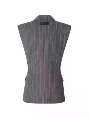 Pinko Pinstripe Padded-shoulder Waistcoat