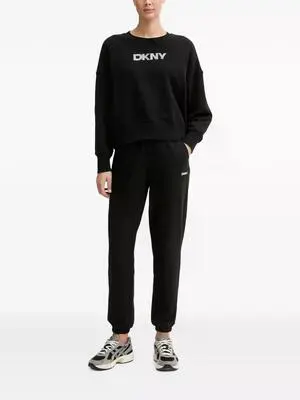 Dkny Logo-embellished Drop-shoulder Sweatshirt