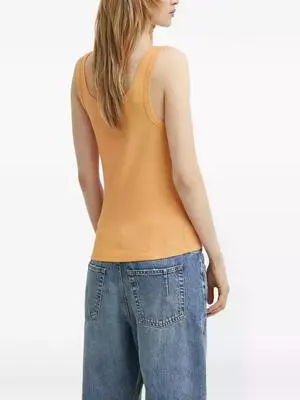 GESTUZ Embroidered Ribbed Tank Top