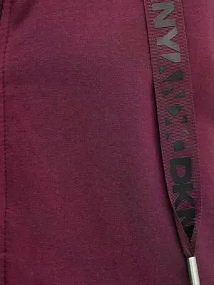 Dkny Drawstring Zip-up Hoodie
