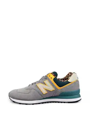 NEW BALANCE 574 Panelled Sneakers - Grey