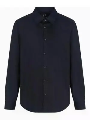 Armani Exchange Long-sleeve Shirt - Blue