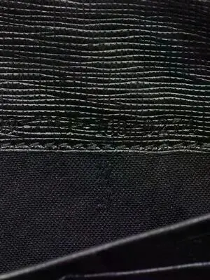 Fendi Karlito Studded Continental Leather Wallet