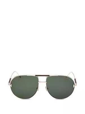 TOM FORD Pilot-frame Sunglasses - Gold
