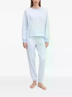 Dkny Logo-print Drawstring Track Pants - Blue