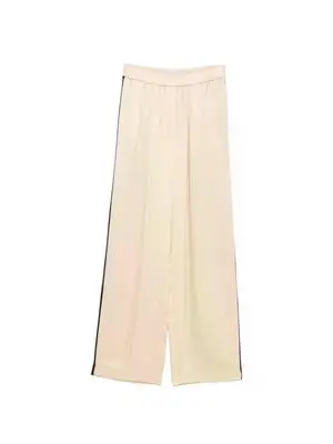 FORTE_FORTE Side Stripe Wide-leg Trousers