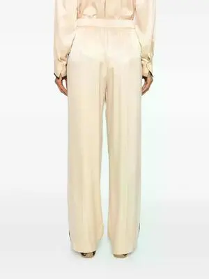 FORTE_FORTE Side Stripe Wide-leg Trousers