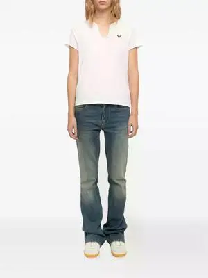 Zadig&Voltaire Henley T-shirt - White