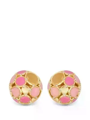 Oscar De La Renta Sphere Earrings