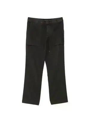 JAMES PERSE Slub Cotton Utility Pants - Grey