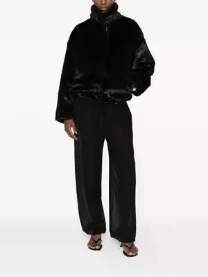 FORTE_FORTE Chevron-pattern Jacket